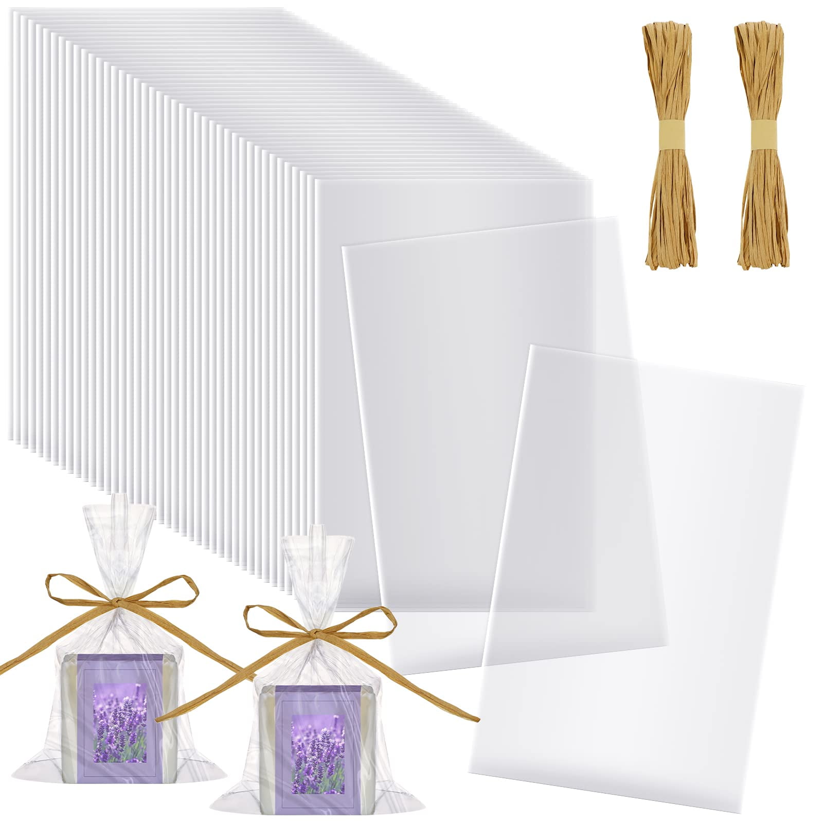 Tudomro Clear Soap Bags for Packaging 4.9'' x 7.9'' Soap Wrappers ...