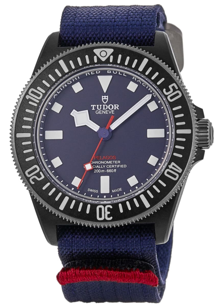 Tudor Pelagos FXD "Alinghi Red Bull Racing Edition" Blue Dial Fabric ...