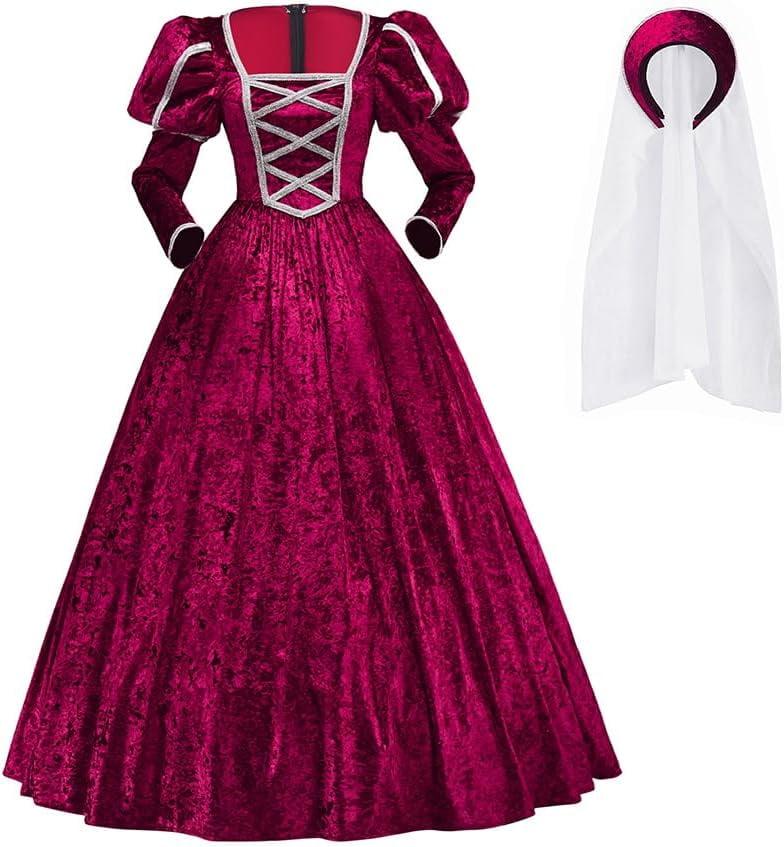 Tudor Renaissance Dress Women's Elizabeth Tudor Period Dress Historical ...