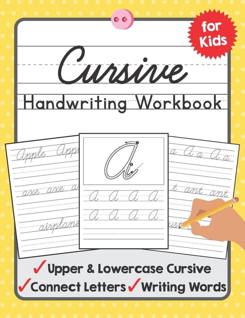 Tuebaah Handwriting Workbook Cursive Handwriting Workbook for Kids: A ...