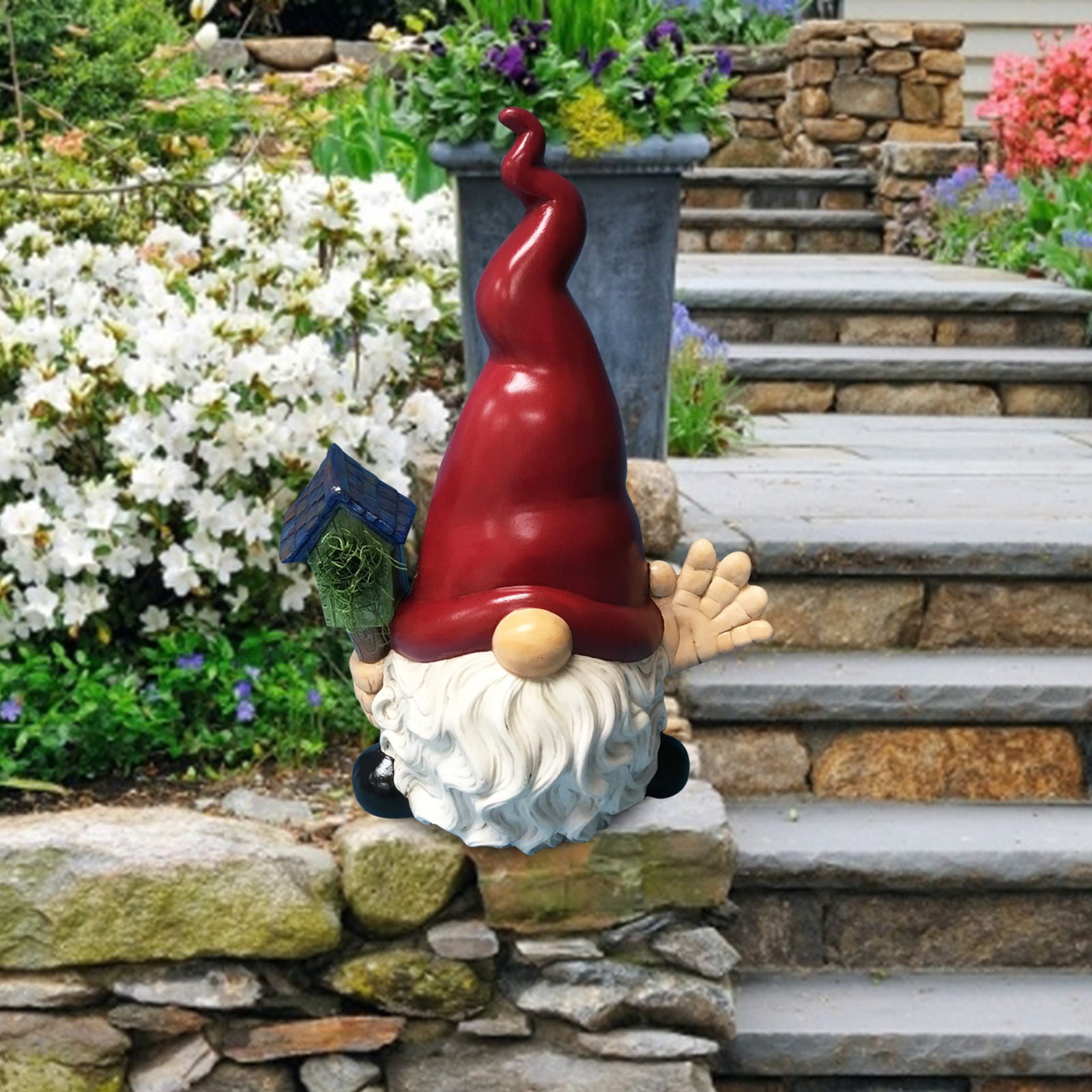 Tuebxs Christmas Science Statue Garden Small Decorative Figures for ...