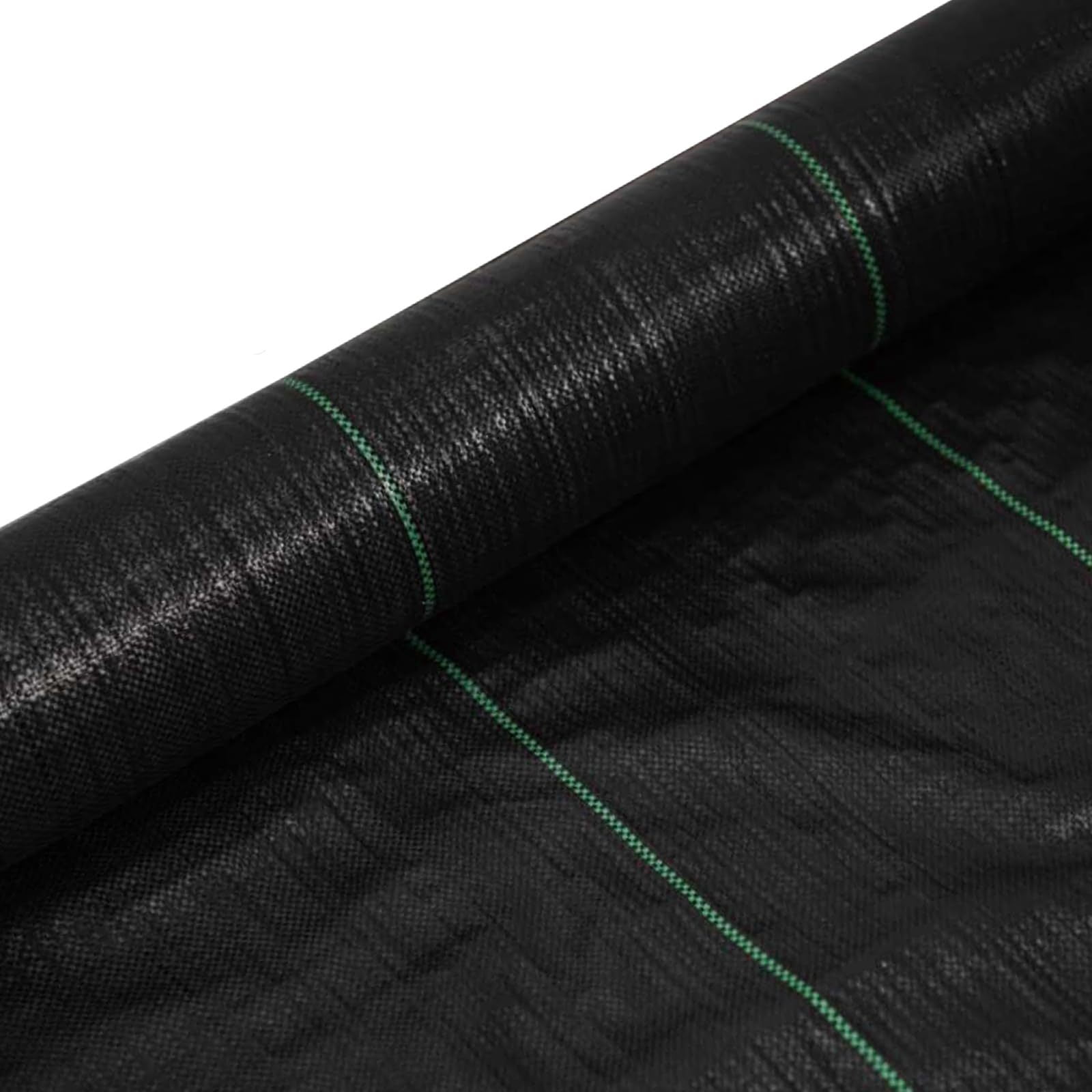 Tuekys 2.4OZ 3x300FT Weed Barrier Landscape Fabric, Heavy Duty Garden ...