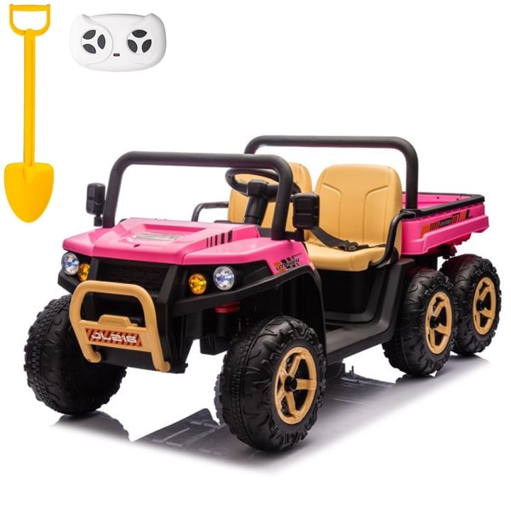 Tuekys 6 Wheels Kids Ride On Dump Truck, 24V Battery Powered Ride On ...