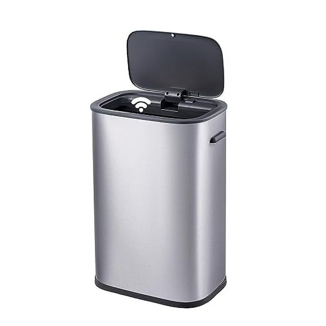 Tuekys Motion Sensor Kitchen Trash Can,14.5 Gallon Automatic Garbage ...