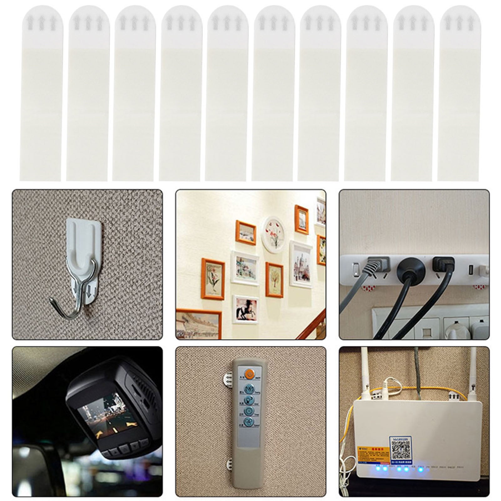 Tuelaly 10Pcs Magic Sticker No Traces Removable Residue Free Adhesive ...