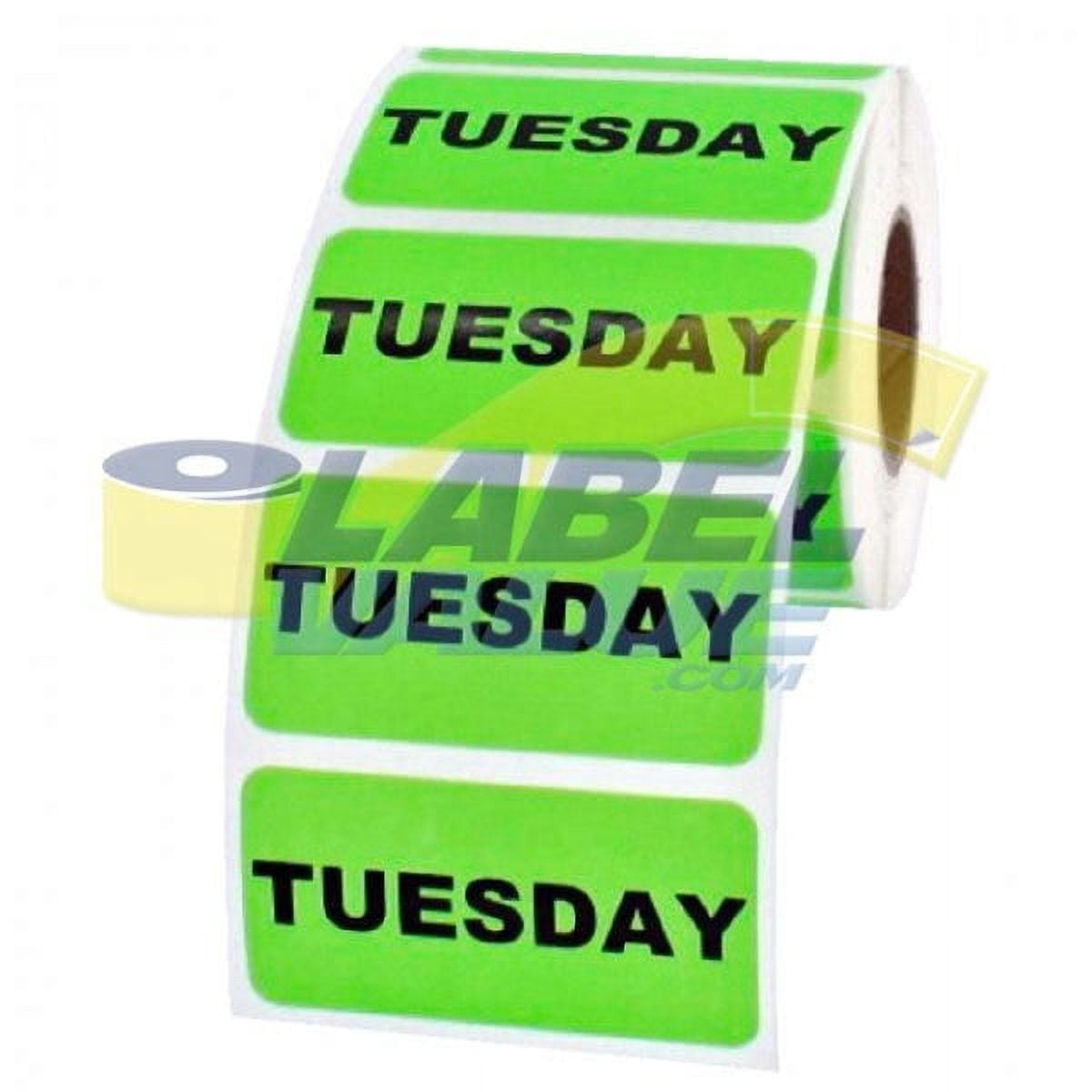 Tuesday Inventory Labels 2" x 1" - Walmart.com