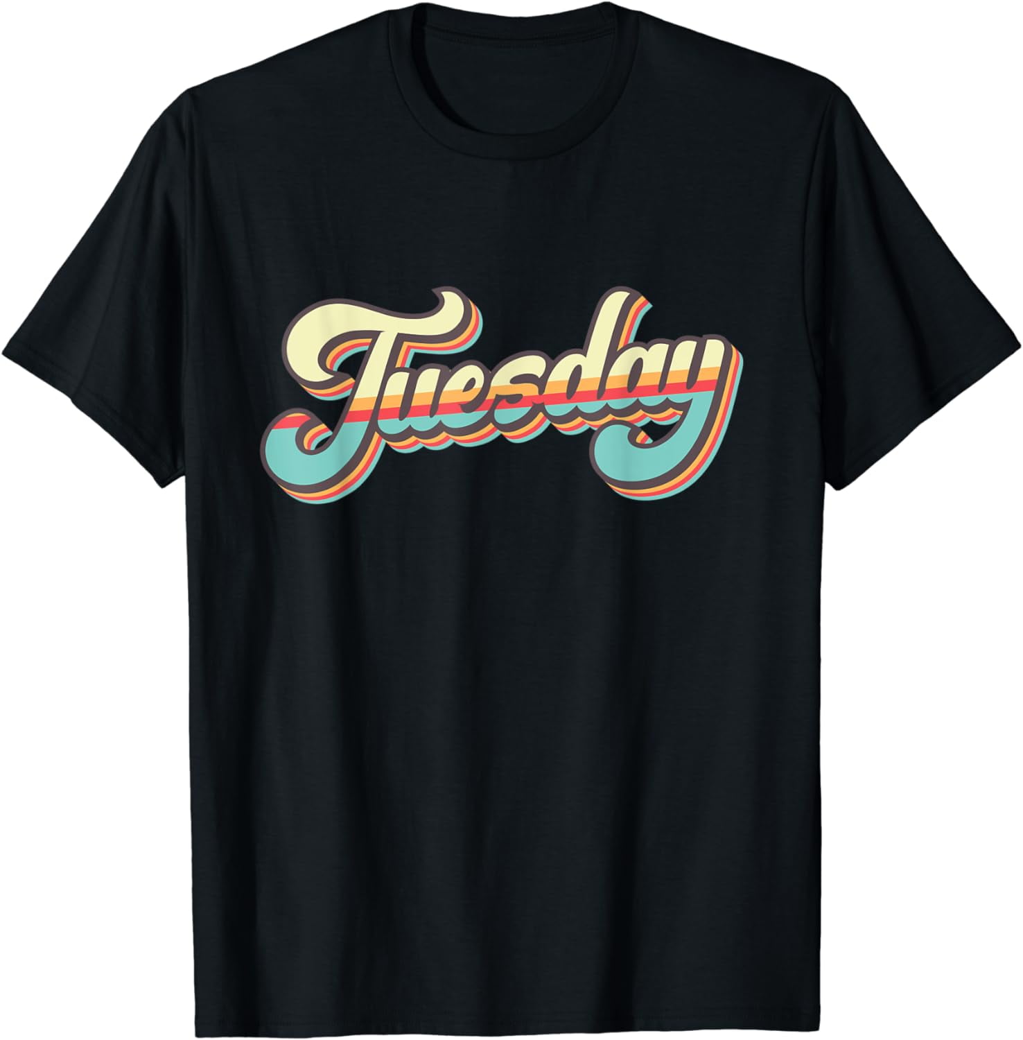 Tuesday TShirt Retro Fun Days of the Week Weekday T-Shirt - Walmart.com