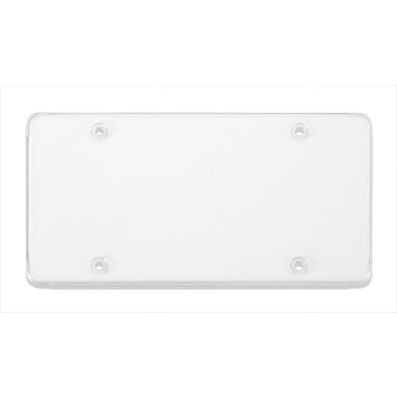 Tuf Flat Novelty License Plate shield, Clear - Walmart.com