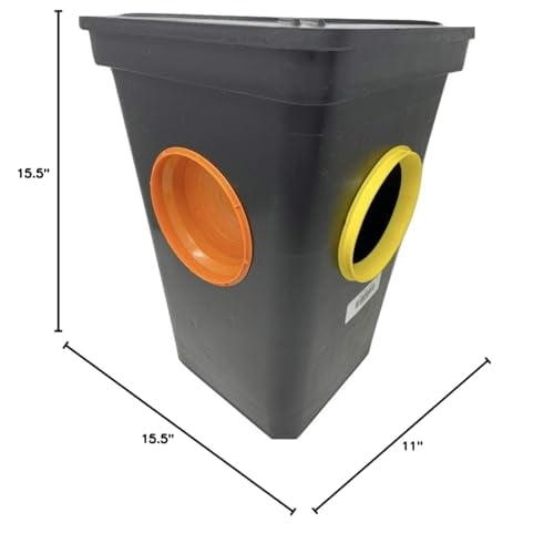 Tuf-Tite 4-Hole Distribution Box With Fittings (For 4 inch Pipe ...