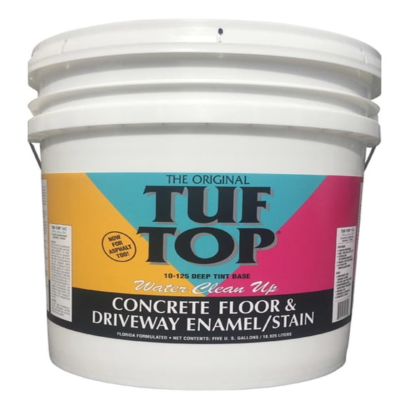 Tuf-Top 5 gal Semi-Gloss Deep Tint Acrylic Latex Floor & Driveway ...