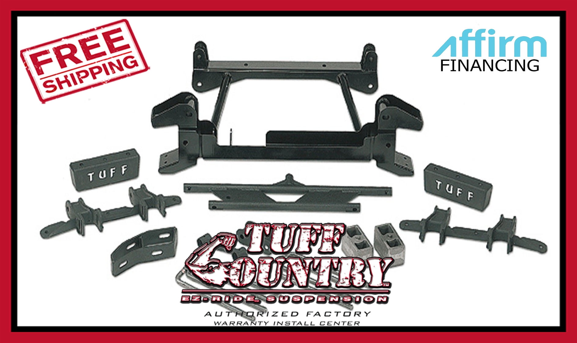 Tuff Country 16823 Lift Kit; 6 in. Lift; Fits select: 1988-1998 ...