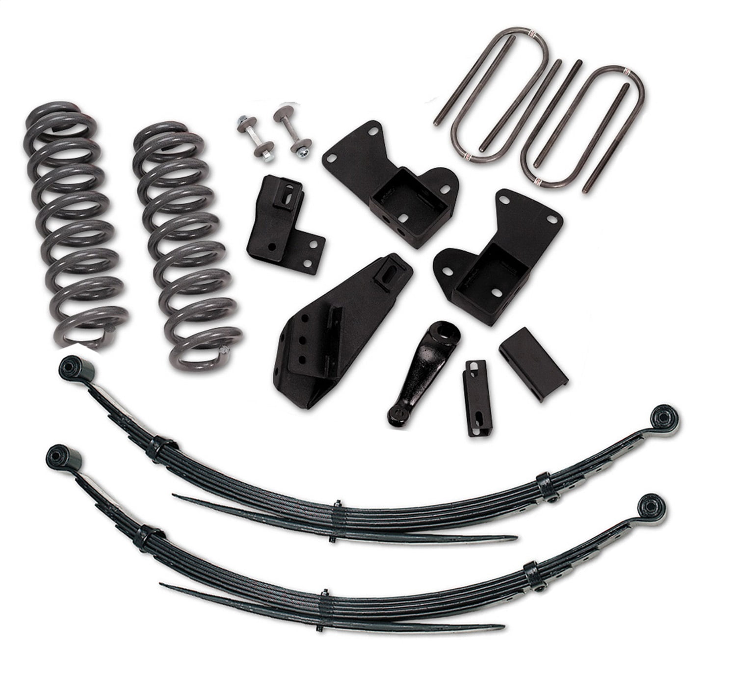 Tuff Country 24812K 4" Lift Kit with Rear Leaf Springs with No Shocks ...
