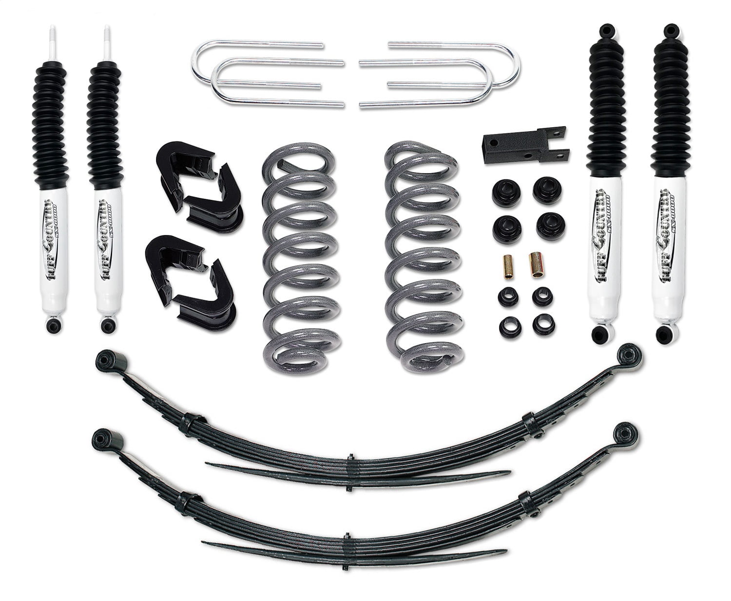 Tuff Country 78-79 Ford Bronco 4x4 4in Lift Kit with Rear Leaf Springs ...