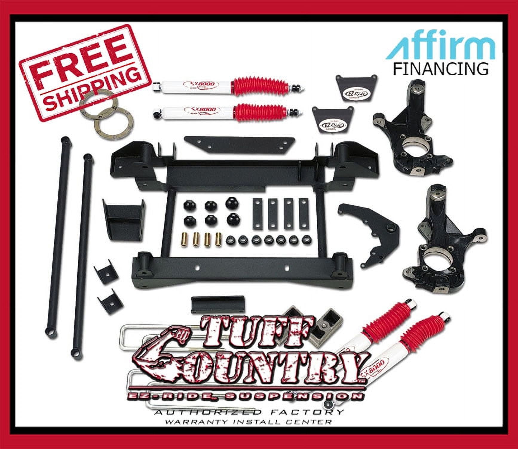 Tuff Country Lift Kit with Shocks - 16985KN Fits select: 2001-2010 ...