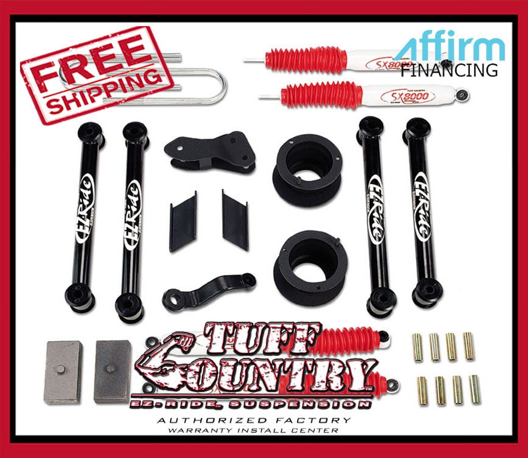 Tuff Country Lift Kit with Shocks - 36021KN Fits select: 2008 DODGE RAM ...