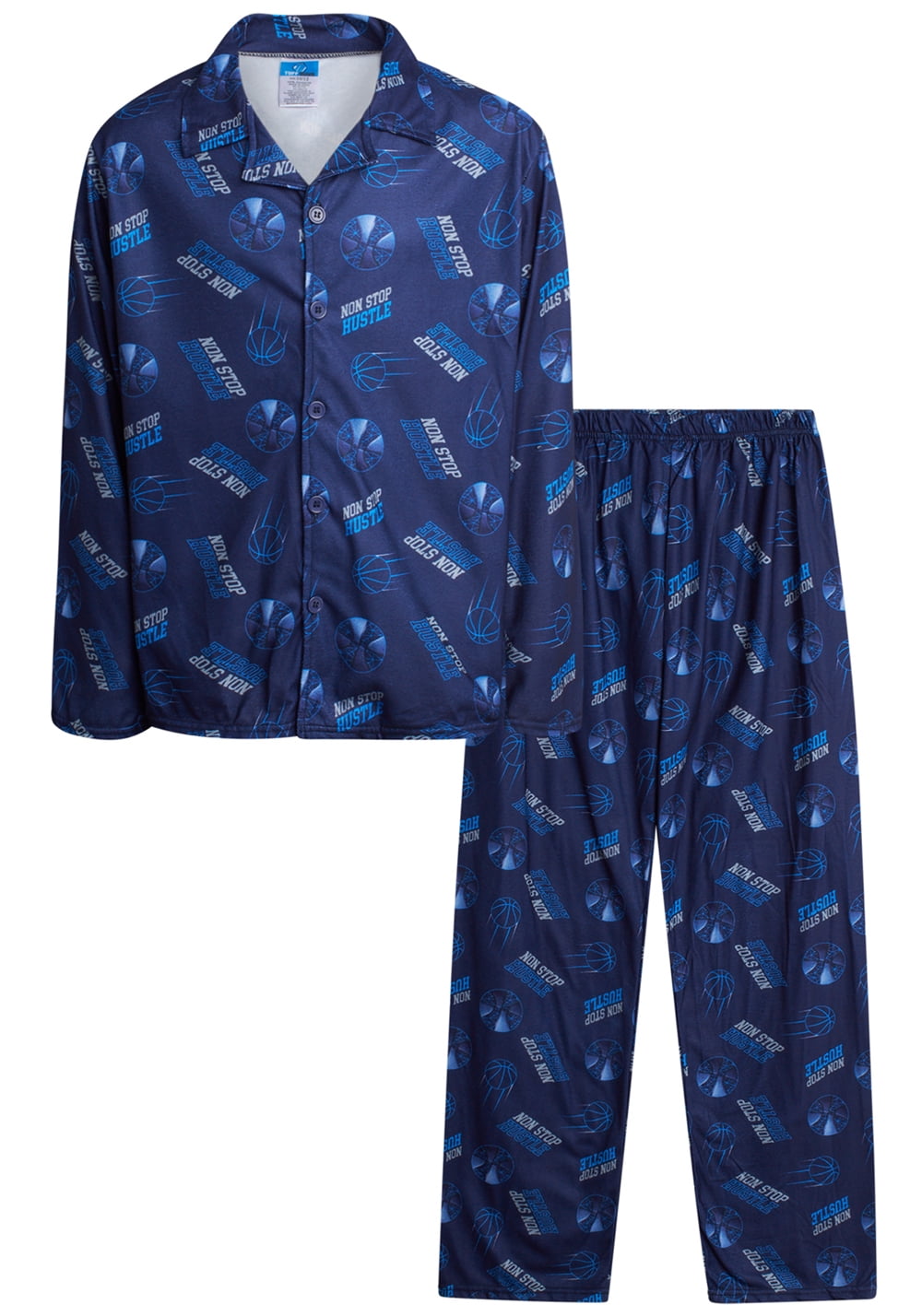 Tuff Guys Boys' Pajama Set - 2 Piece Flannel Long Sleeve Top and Sleep ...