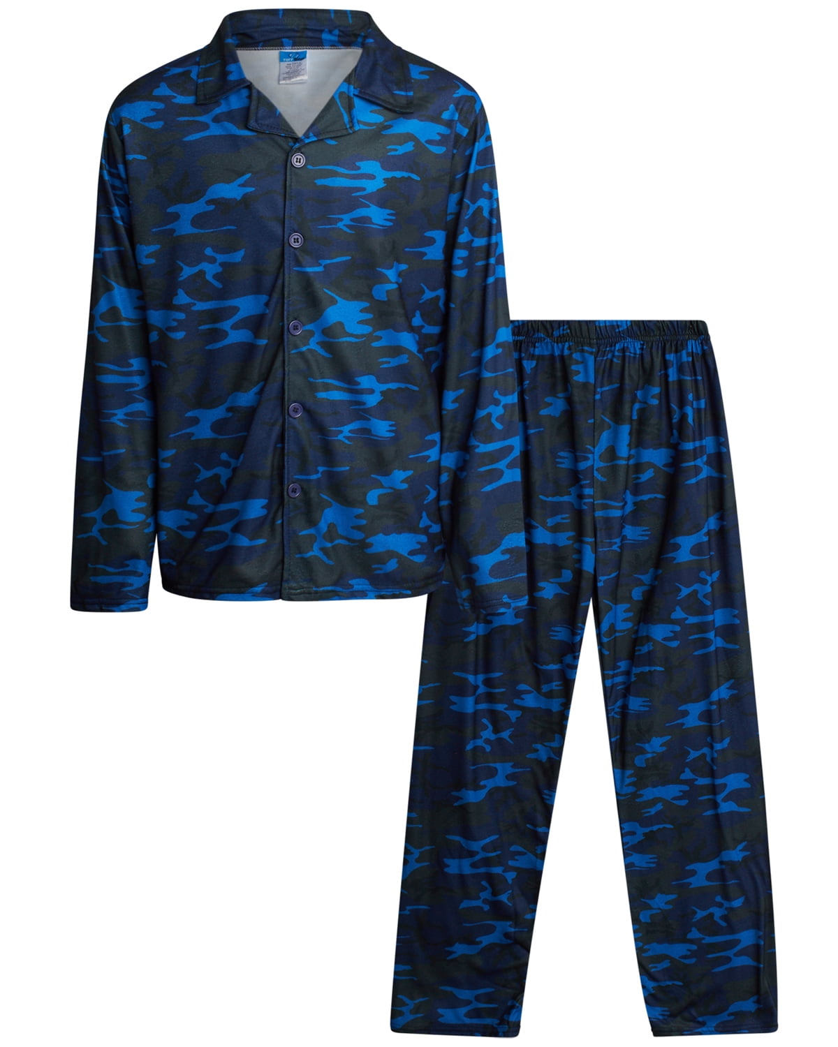 Tuff Guys Boys' Pajama Set - 2 Piece Flannel Long Sleeve Top and Sleep ...