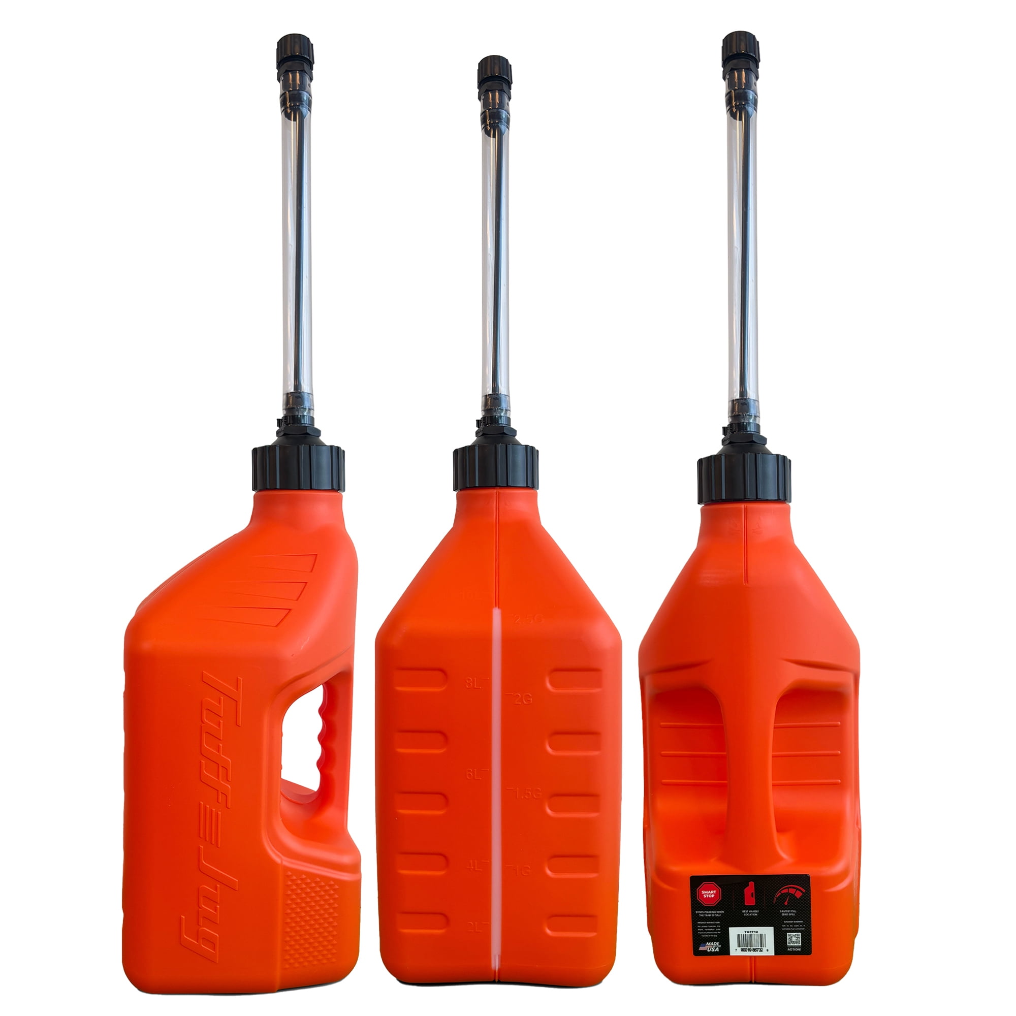Tuff Jug 2.5 Gallon Utility Container 3 Pack (ORANGE) - Walmart.com