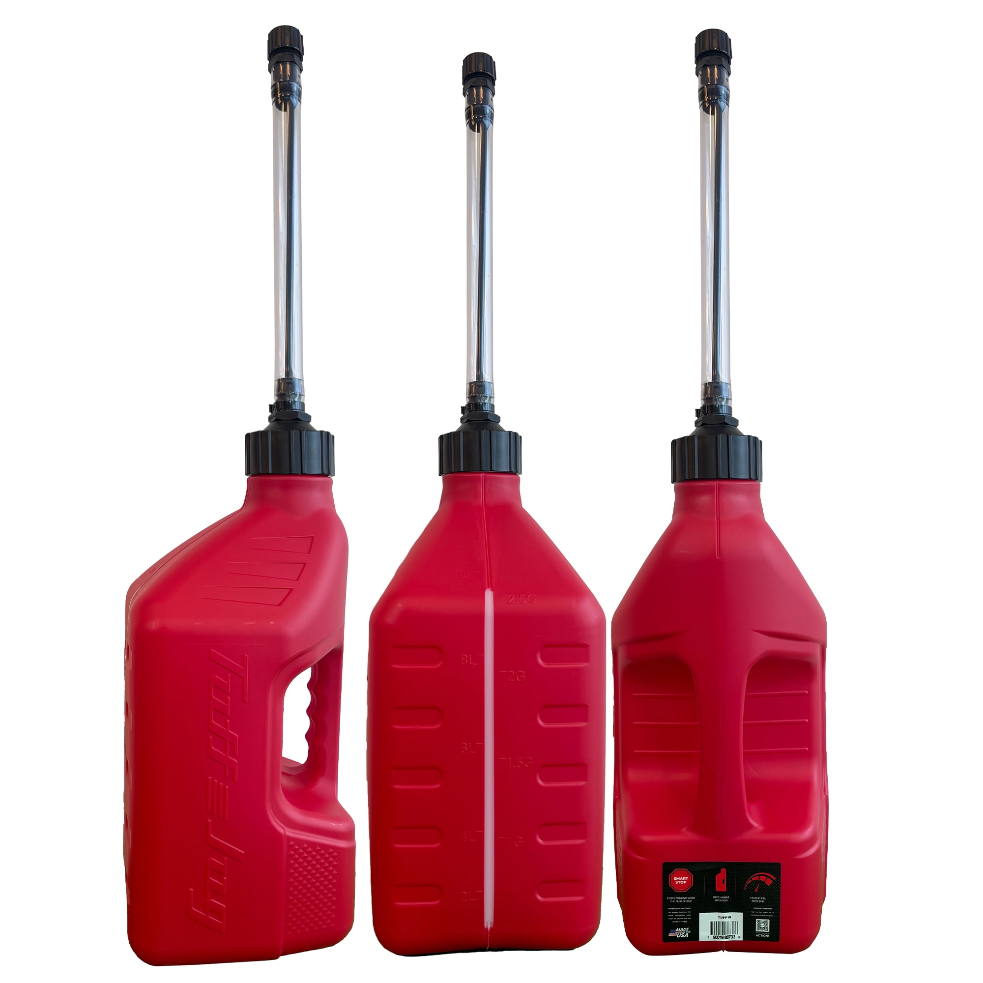 Tuff Jug 2.5 Gallon Utility Container 3 Pack (RED) - Walmart.com