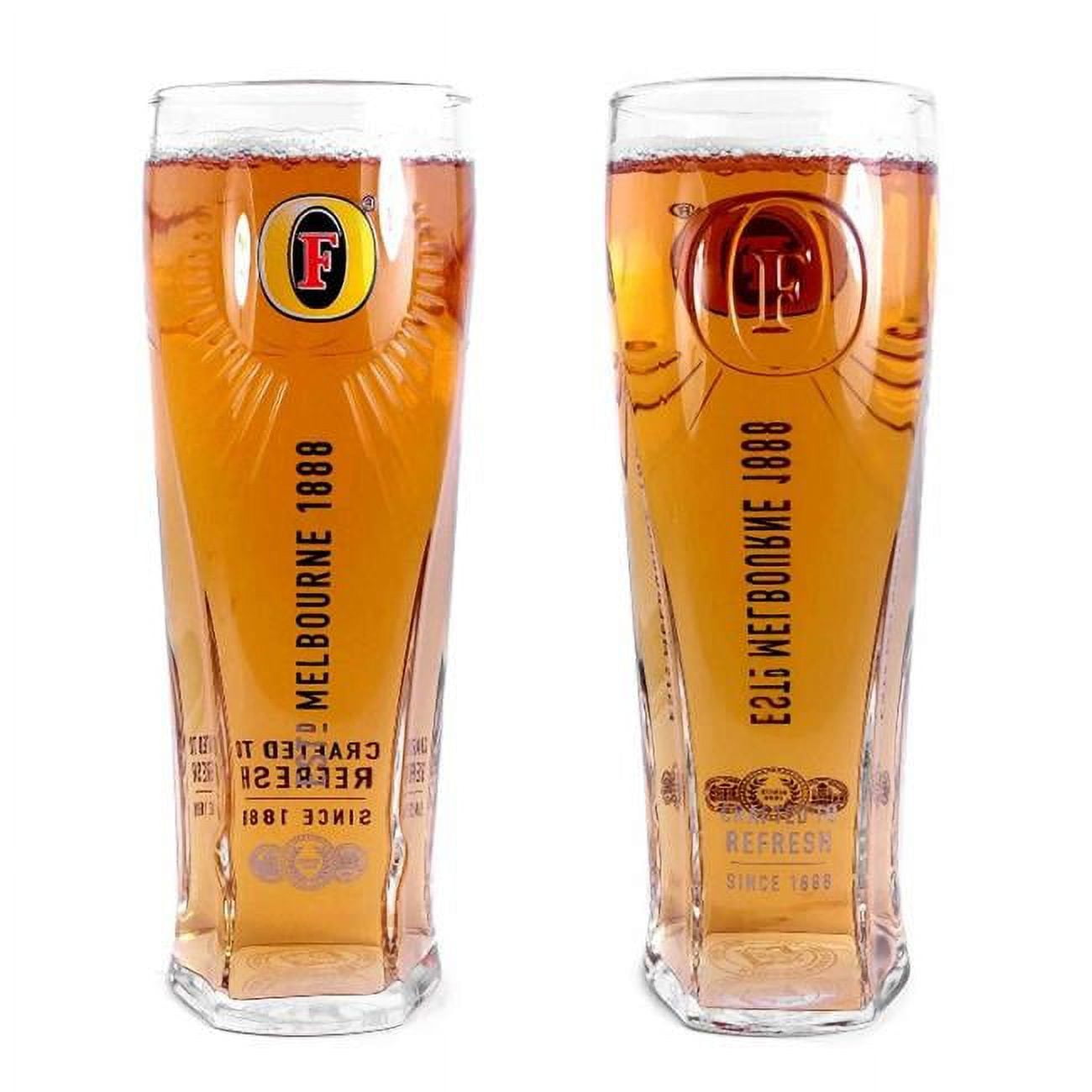 Tuff Luv Fosters Barware CE Original Pint Beer Glass Glasses, 20 oz ...