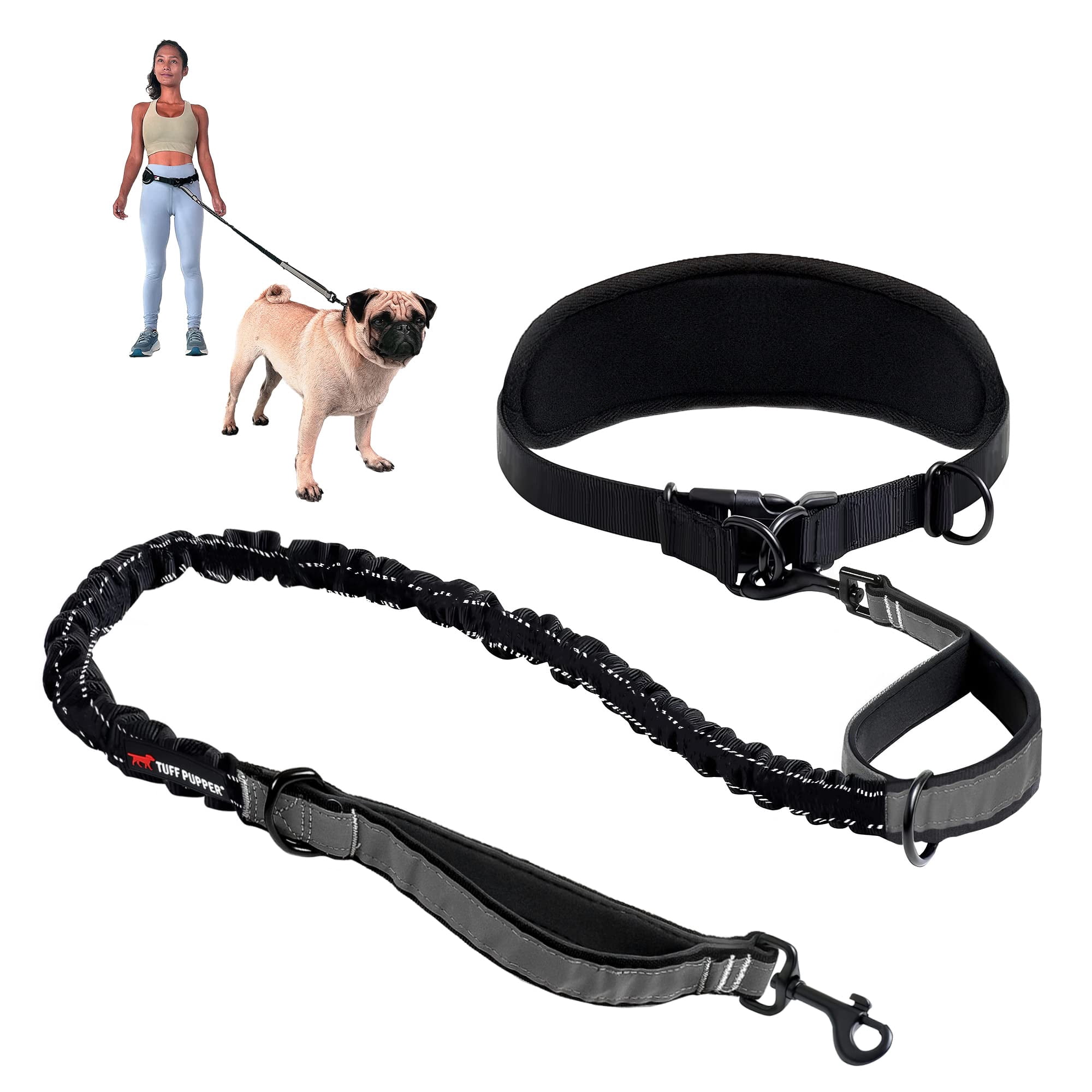 Tuff Pupper Heavy Duty AKF18 Hands Free Dog One Small/Medium Dog Up to ...