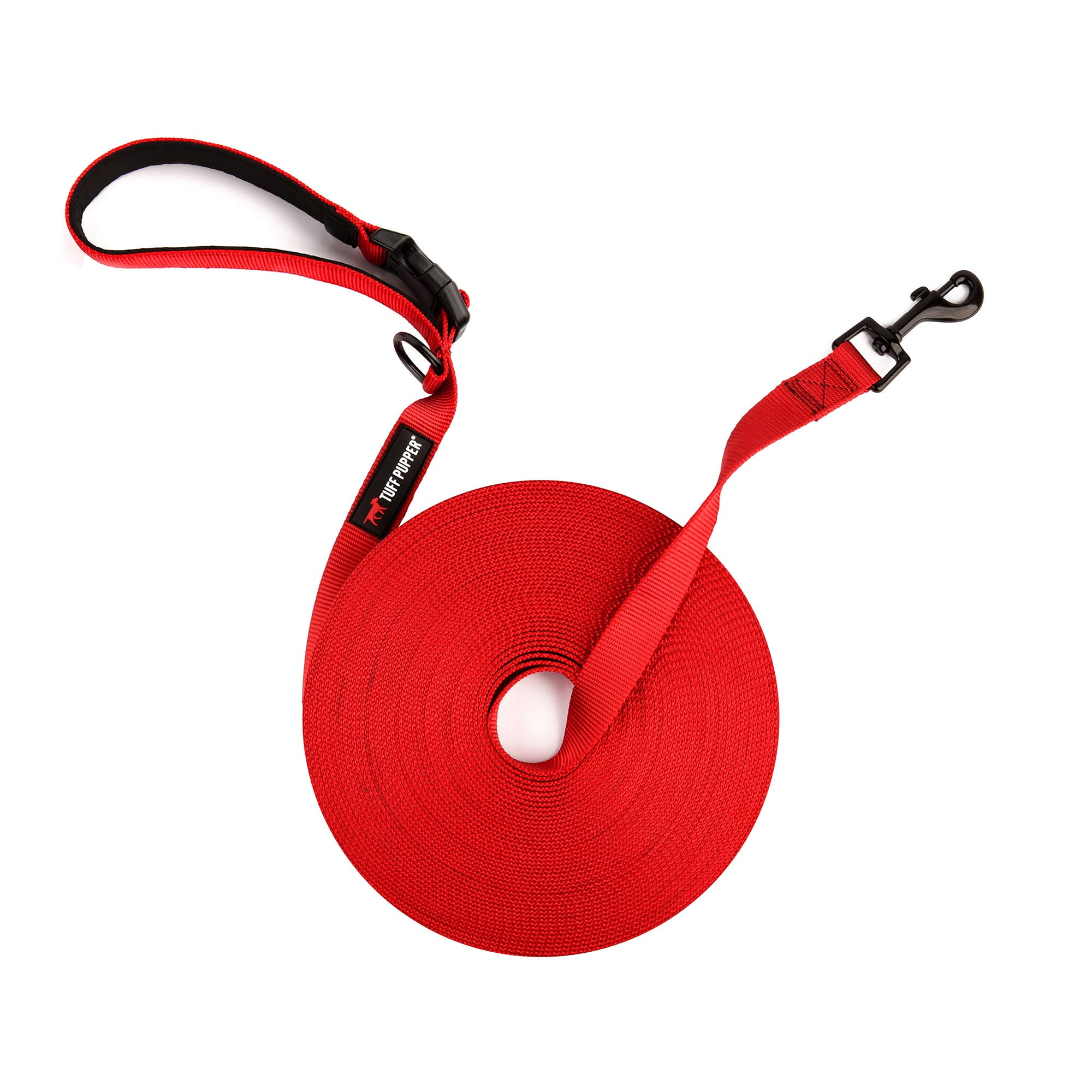 Tuff Pupper Heavy Duty Long Dog Leash | 50 Foot | Buckle Handle | High ...