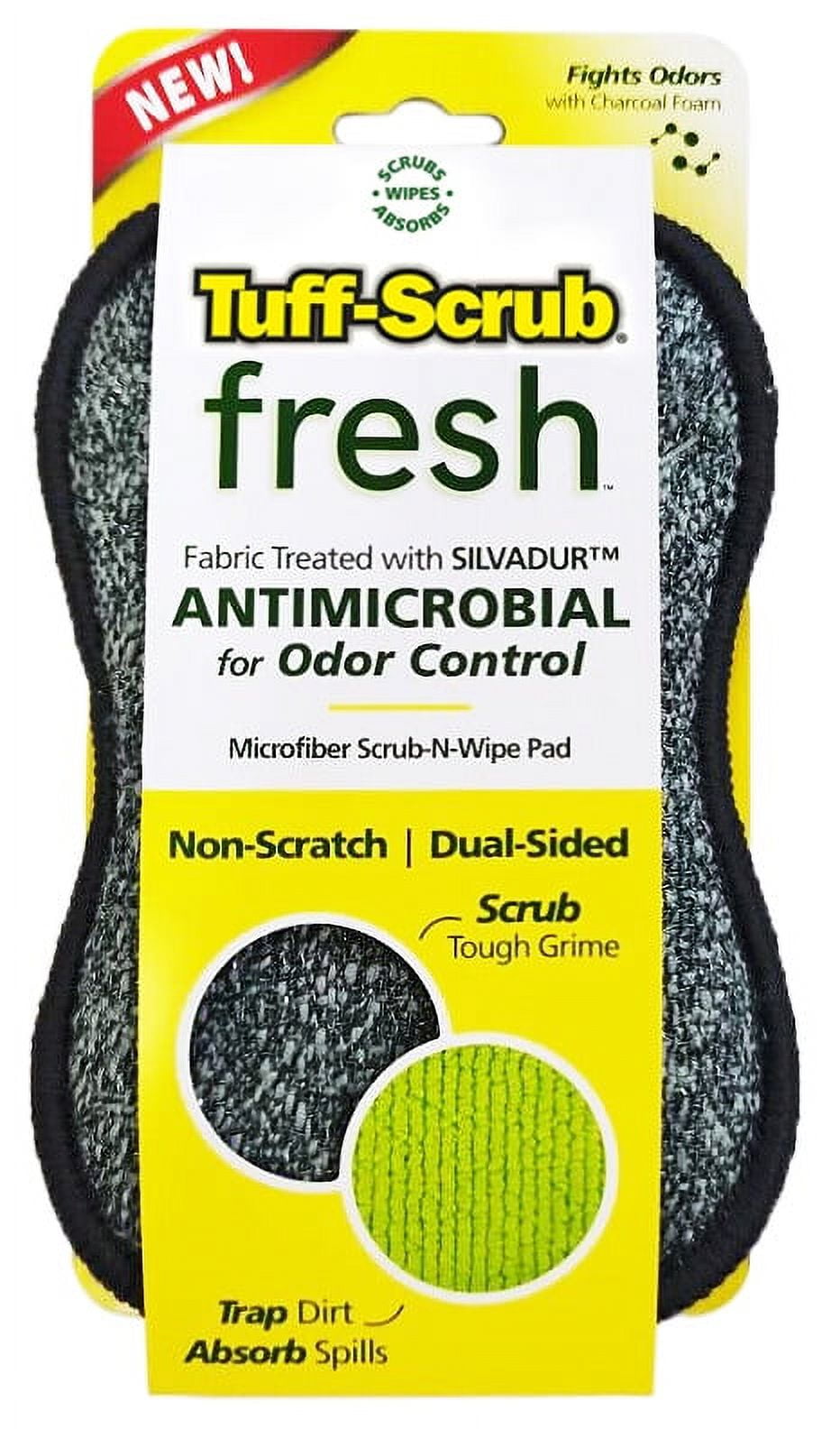 Tuff-Scrub Fresh Microfiber Scrub-N-Wipe Pad, 1 Pack - Walmart.com