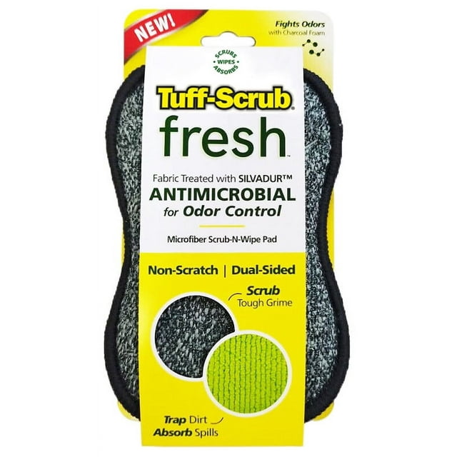 Tuff-Scrub Fresh Microfiber Scrub-N-Wipe Pad, 1 Pack - Walmart.com