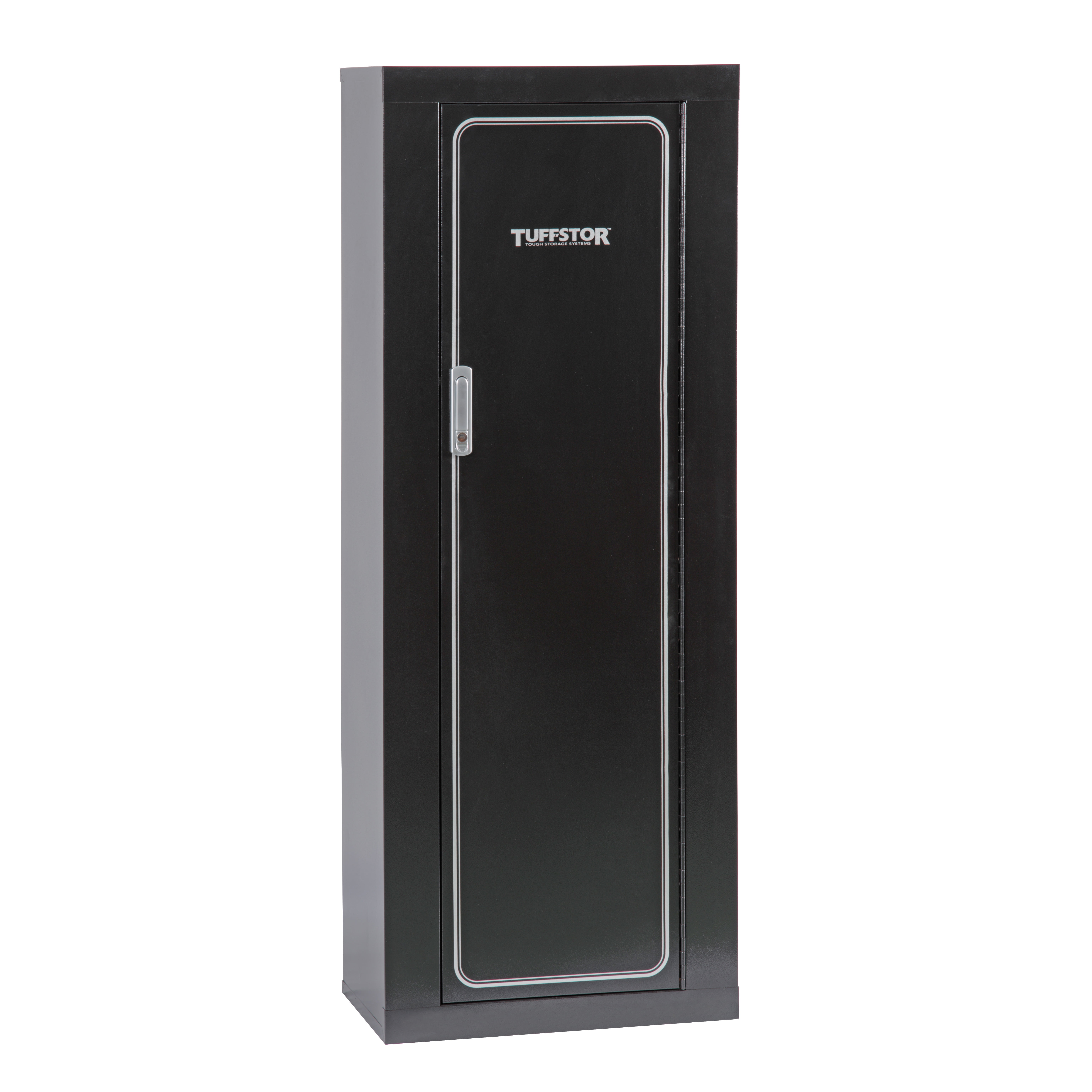 Tuff Stor 10 Gun Metal Security Cabinet, Durable Steel Gun Safe with ...