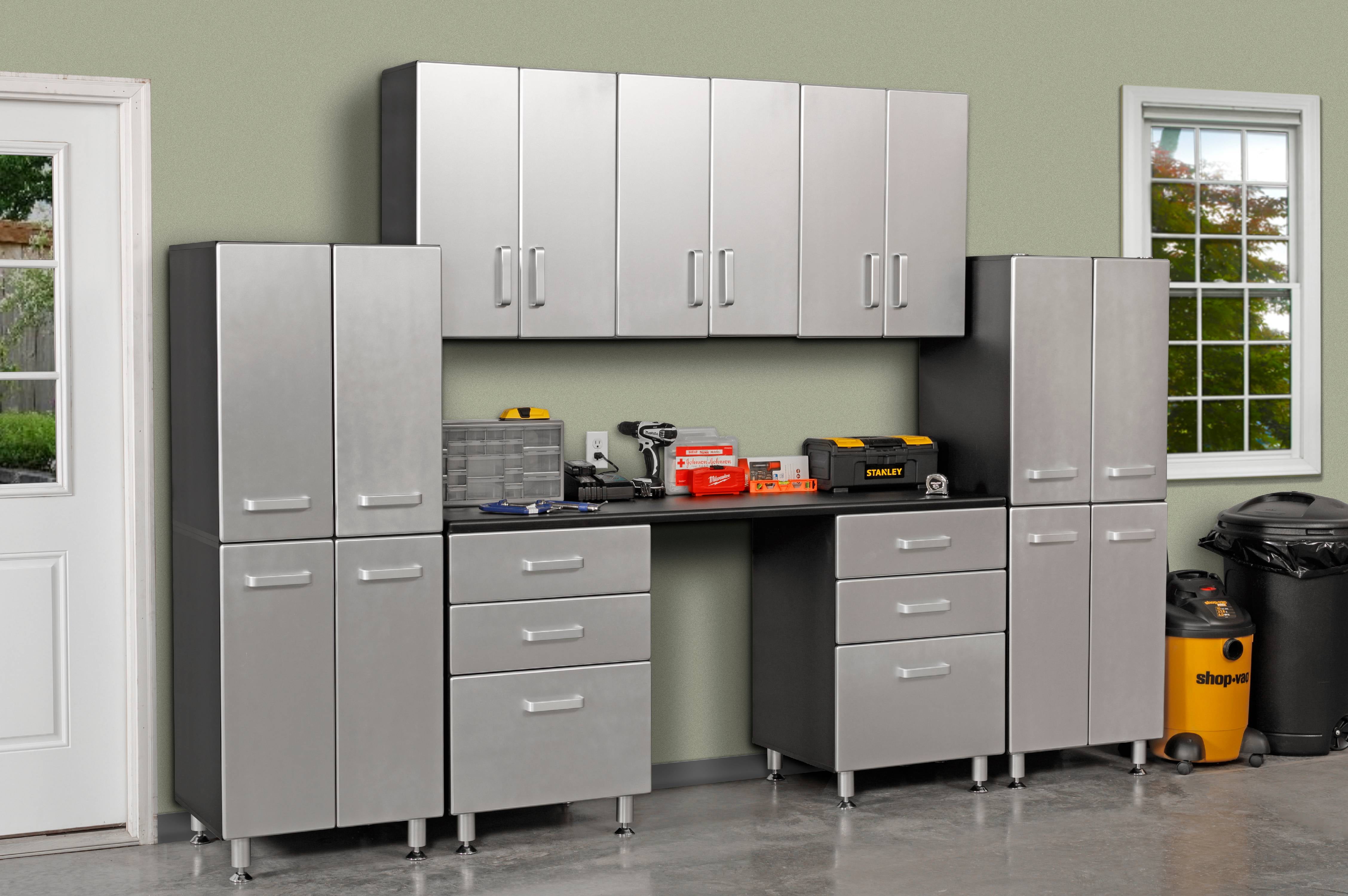 Tuff Stor 24214K 71 inch wide WorkBench with Six Sturdy Drawers, Two ...