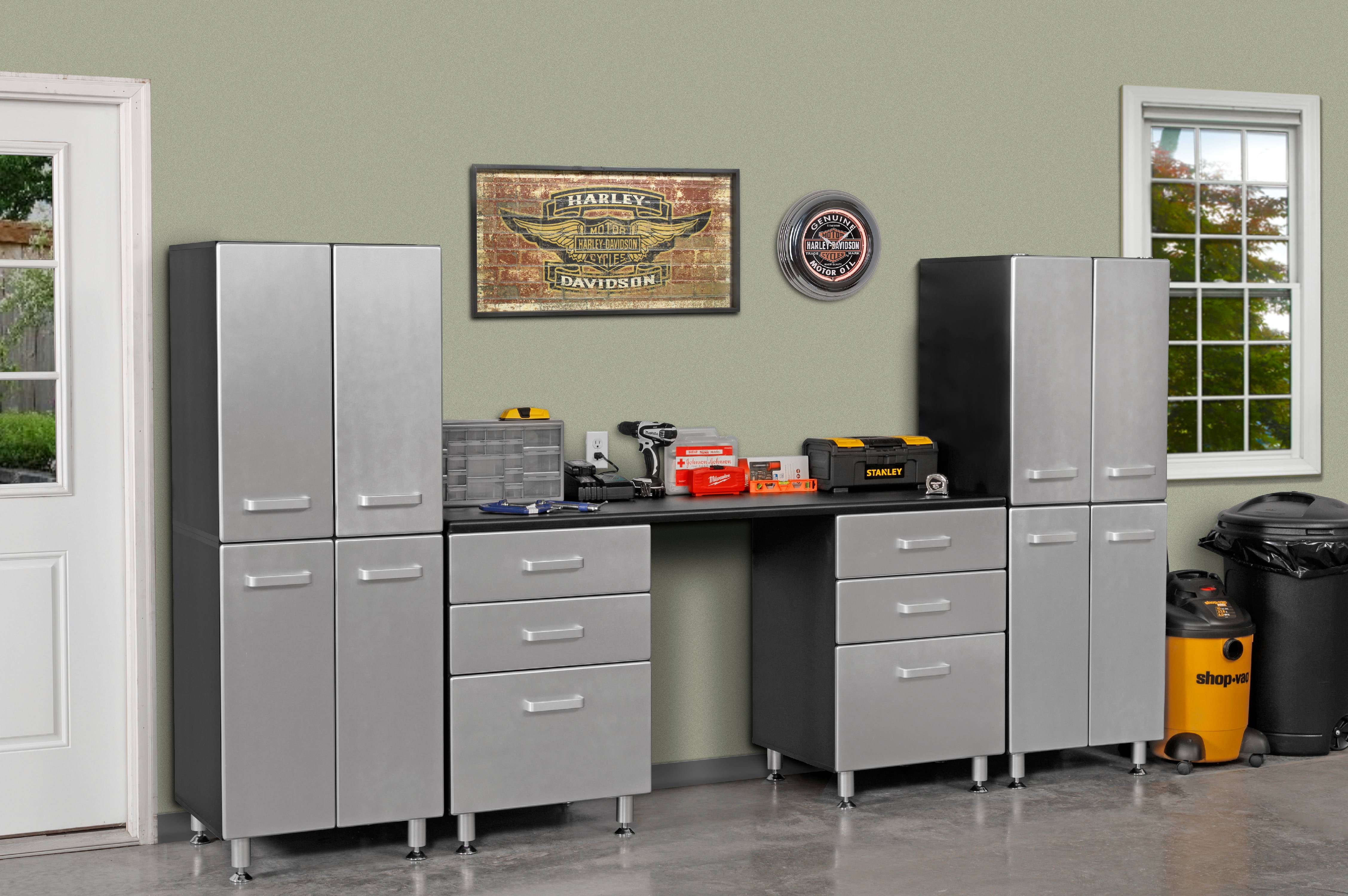 Tuff Stor Model 24212K 71 inch wide WorkBench with Six Sturdy Drawers ...