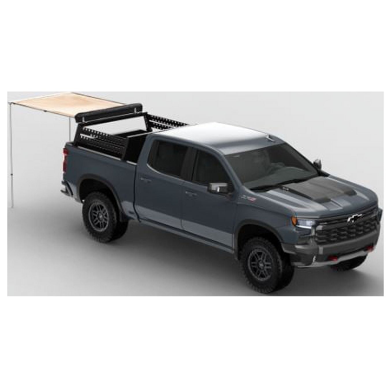 Tuff Stuff Roof Top Awning, 4.5' X 6', Tan, Rugged Frame, Water ...