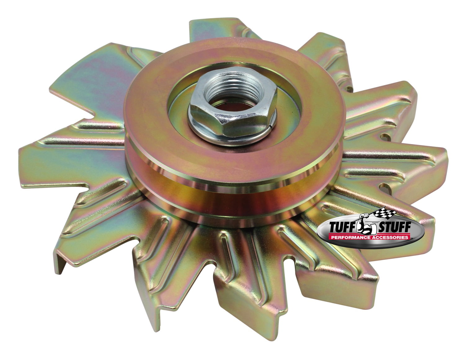 Tuff Stuff 7600AD Alternator Gold Zinc Fan & Pulley Combo - Walmart.com