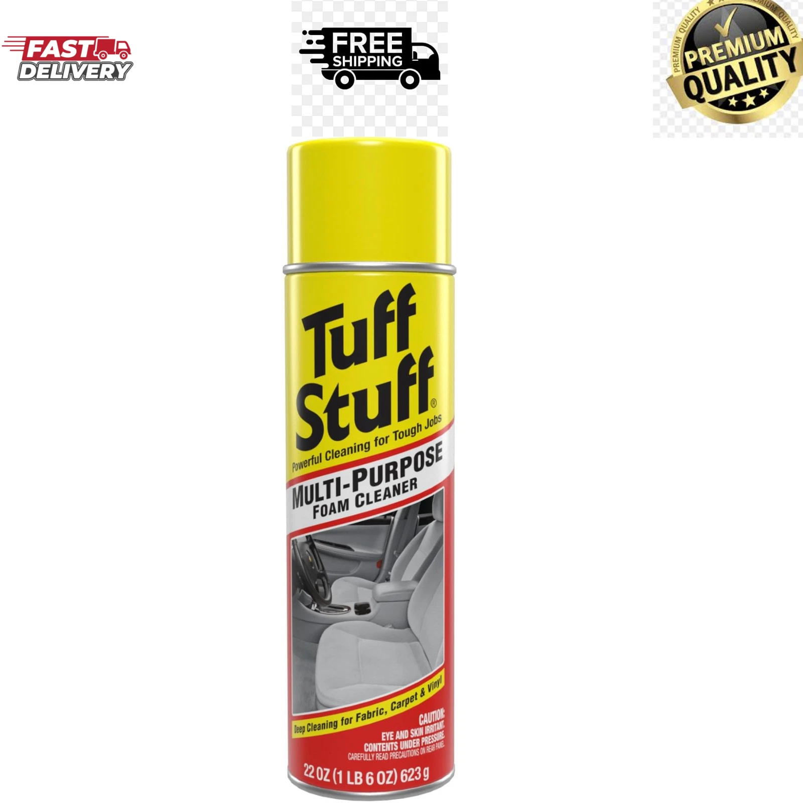 Tuff Stuff Multi-Purpose Foam Cleaner - 22 Oz - Car Interior, Furniture ...