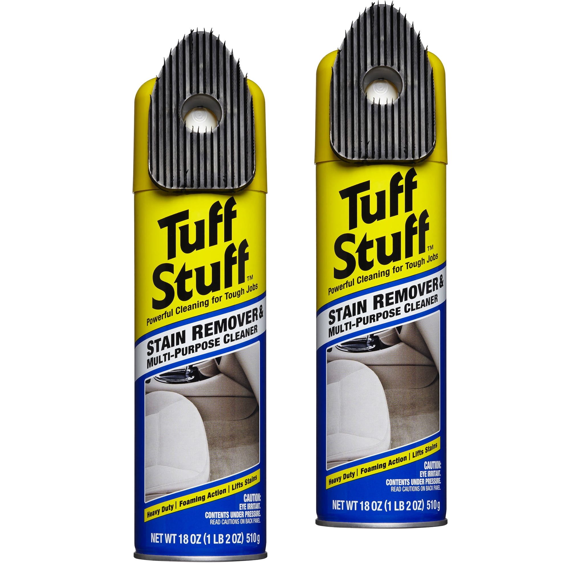 Tuff Stuff Multi-Purpose Foam Cleaner and Stain Remover, 18 Oz. (2-PACK ...