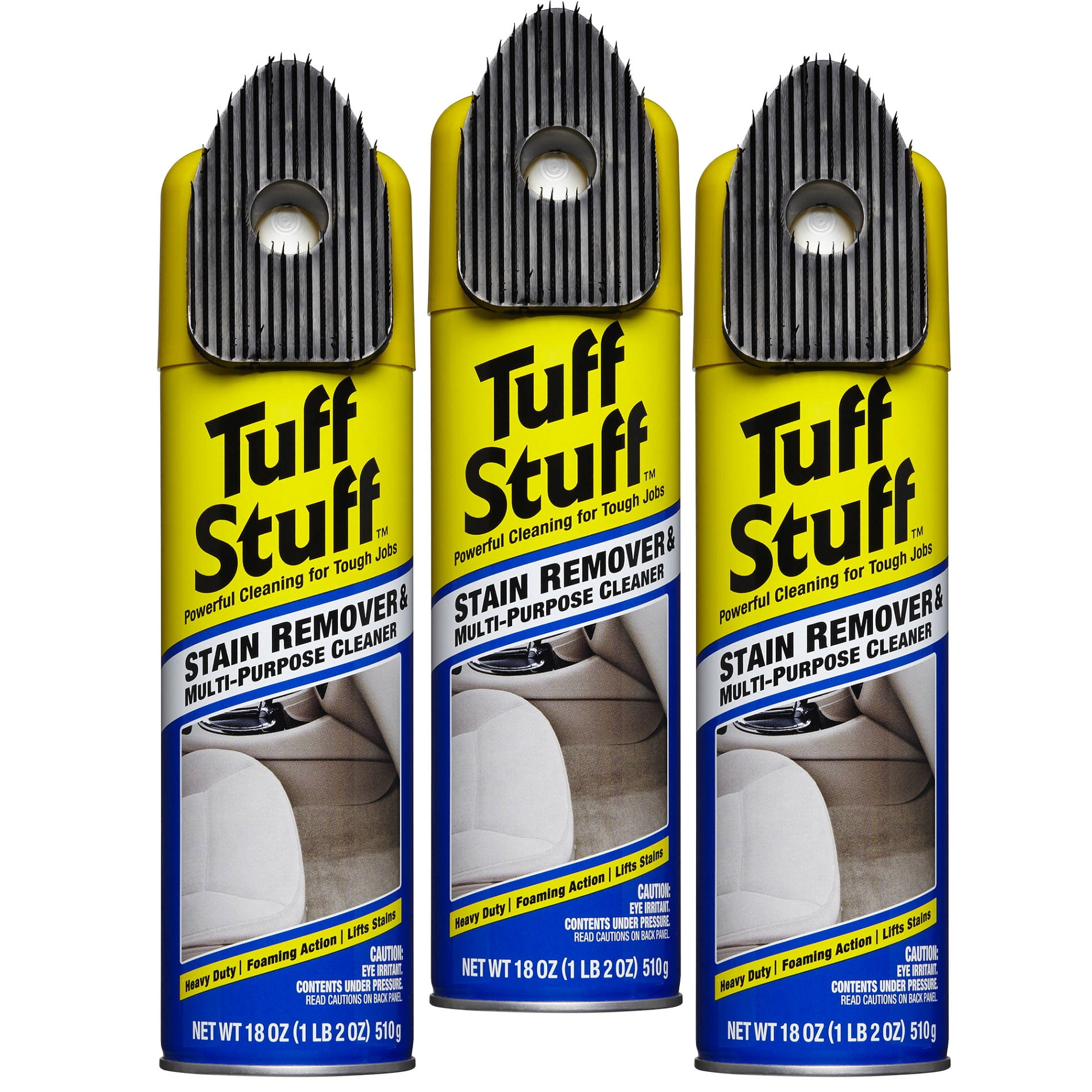Tuff Stuff Multi-Purpose Foam Cleaner and Stain Remover, 18 Oz. (3-PACK) - Walmart.com