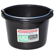 Tuff Stuff 5 Gal. Blue Poly Flat Back Bucket KMC-FB100BL - Walmart.com