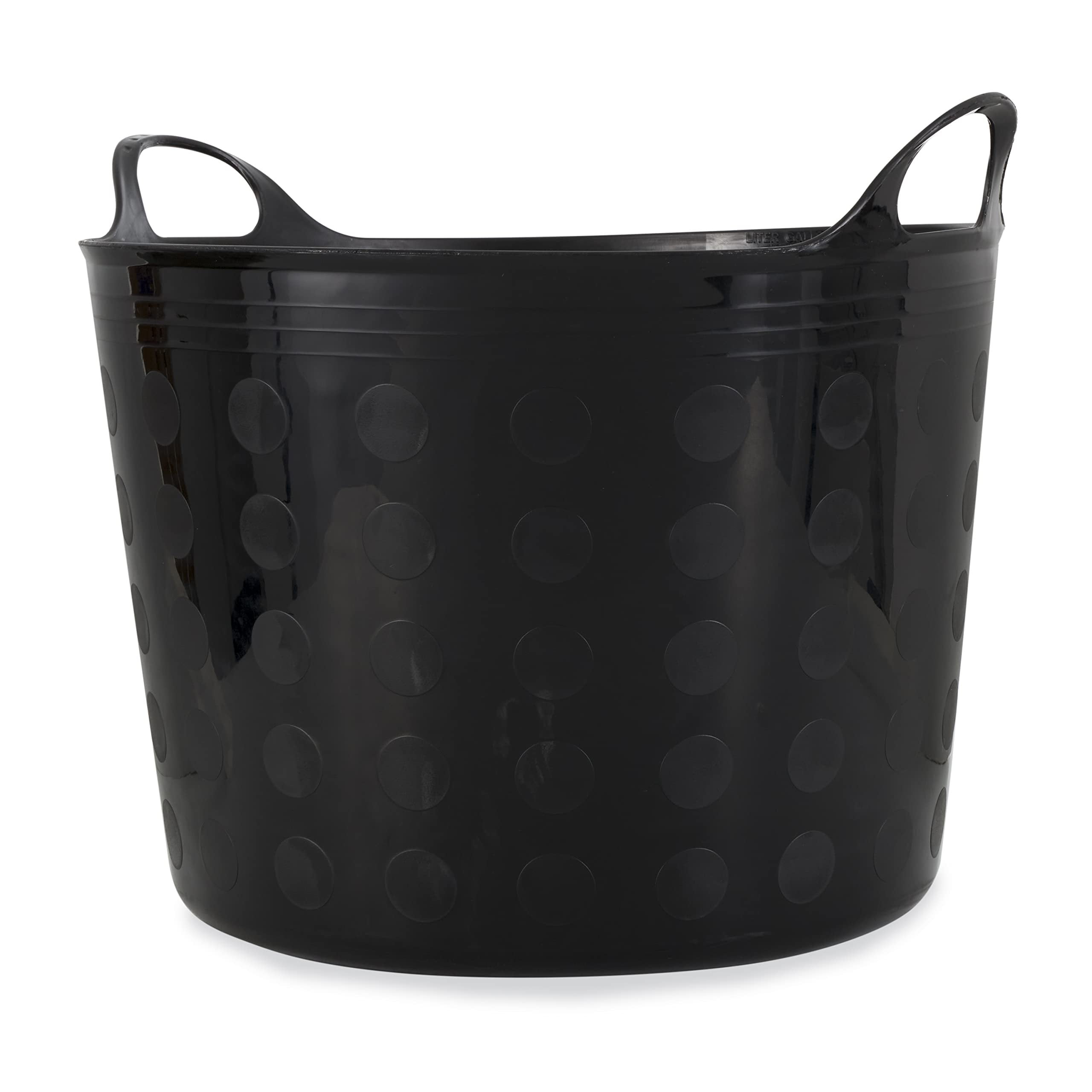 Tuff Stuff Products F12-BK Large 12 Gallon Plastic Outdoor Carry Flex ...