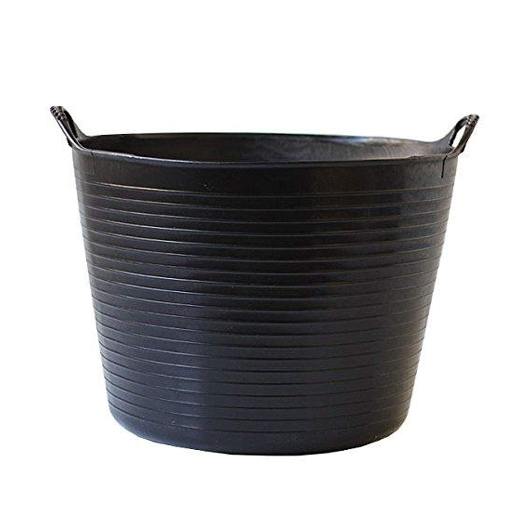 Tuff Stuff Products F4-BK 4.2 Gallons Outdoor Carry Flex Tub Storage ...