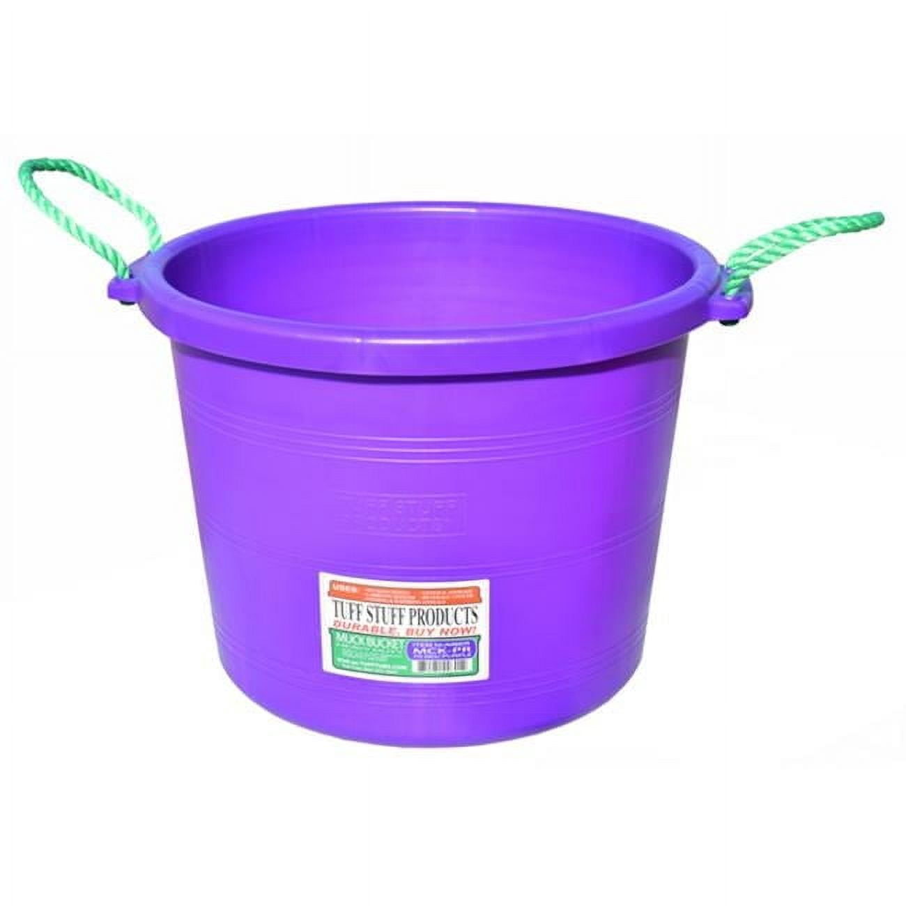 Tuff Stuff Products 70 qt. Muck Bucket, Purple - Walmart.com