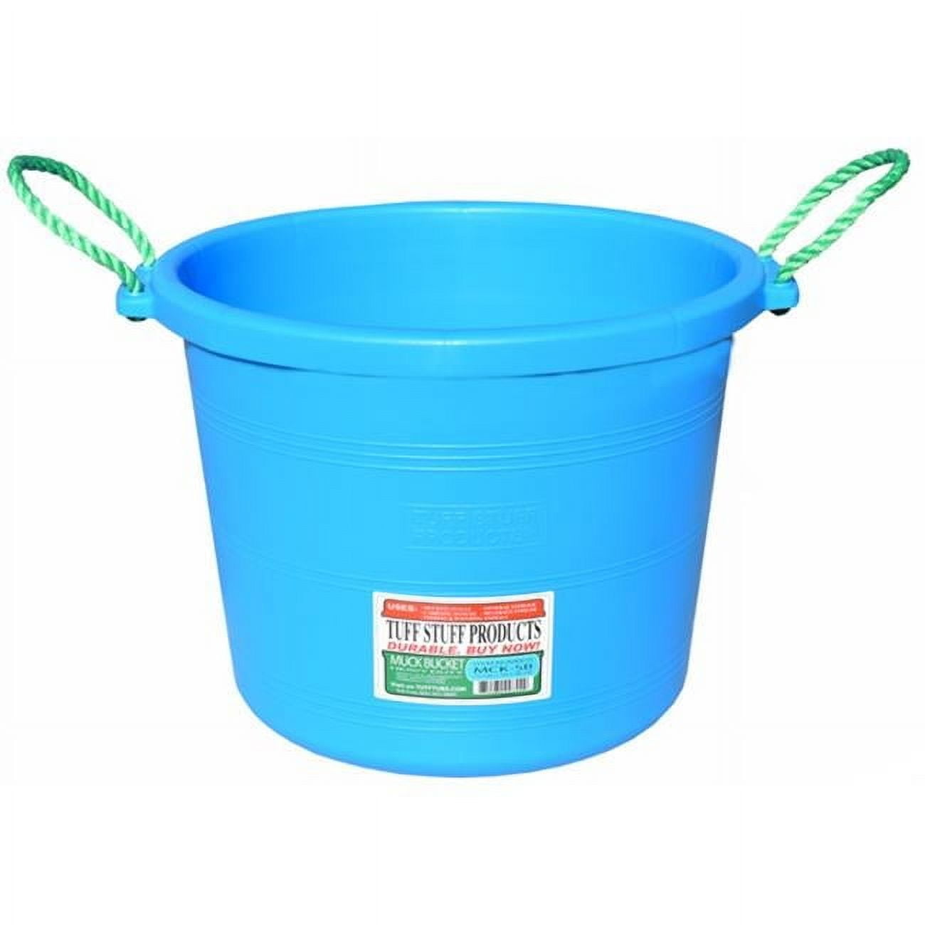 Tuff Stuff Products MCK-SB 70 qt. Muck Bucket, Sky Blue - Walmart.com