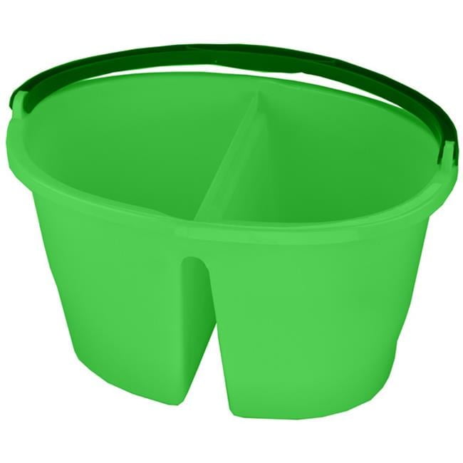 Tuff Stuff Products OB17LG 17 qt. Oval 2-in-1 Utility Bucket, Light ...