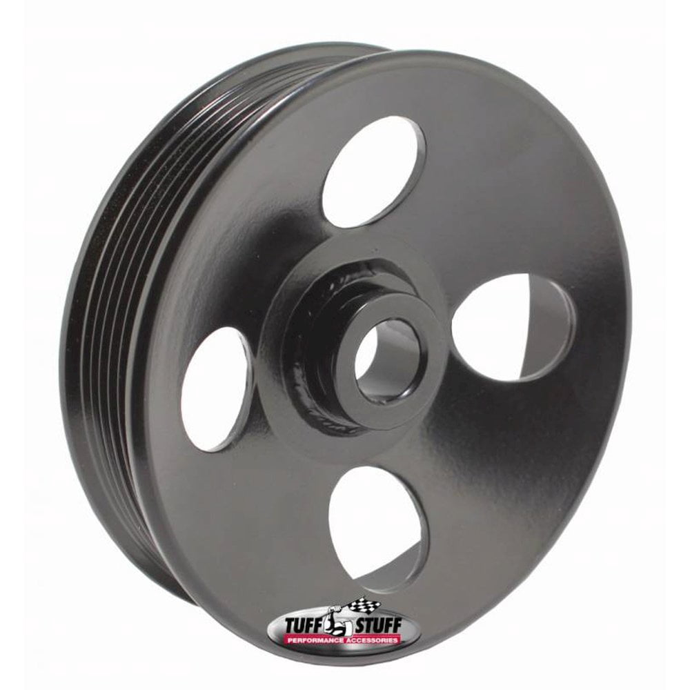 Tuff-Stuff Type II Power Steering Pulley 6 Groove Black - Walmart.com