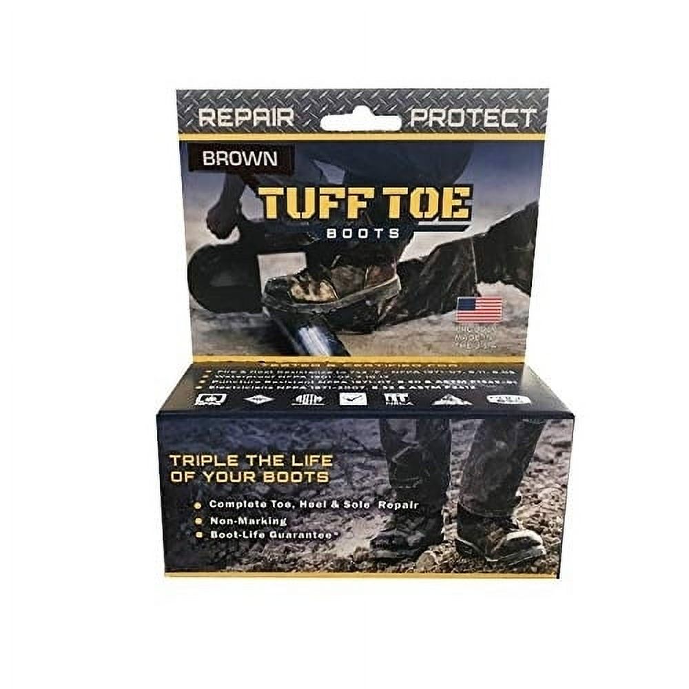 Tuff Toe Brown 20177 Boot Protection & Repair for Steel Toe Saftey Toe ...