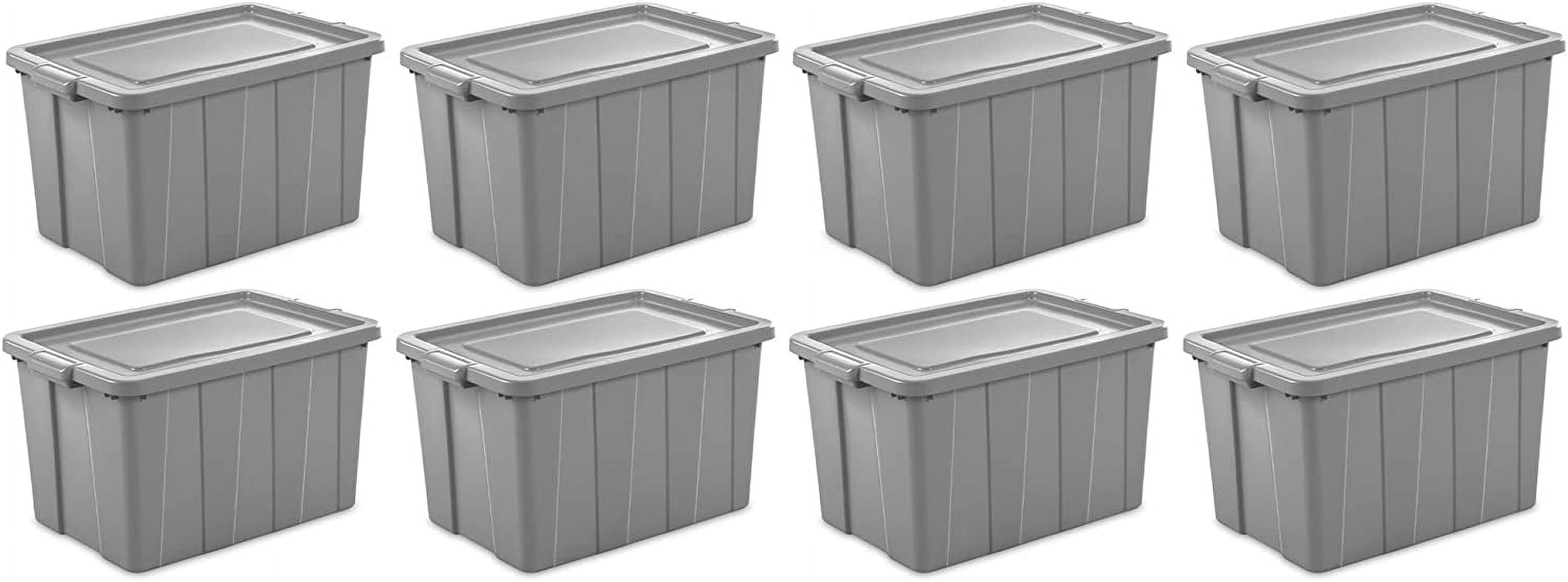 Tuff1 30 Gallon Plastic Stackable Temperature and Impact Resilient ...