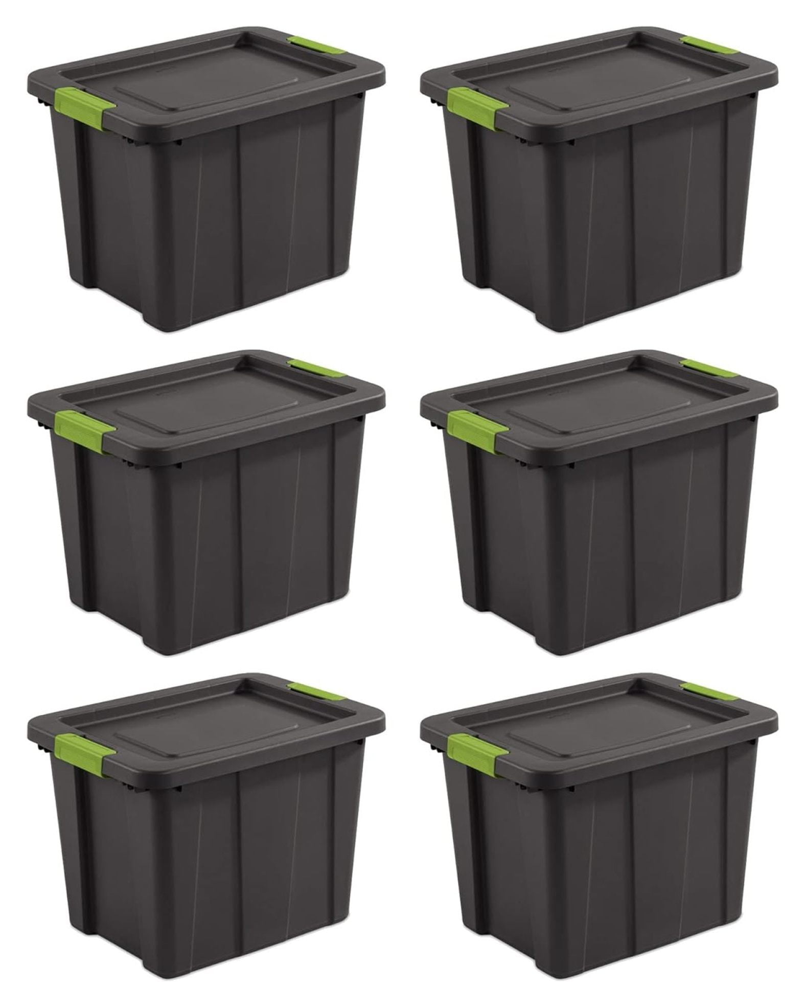 Tuff1 Multipurpose 18 Gallon Stackable Plastic Storage Container ...