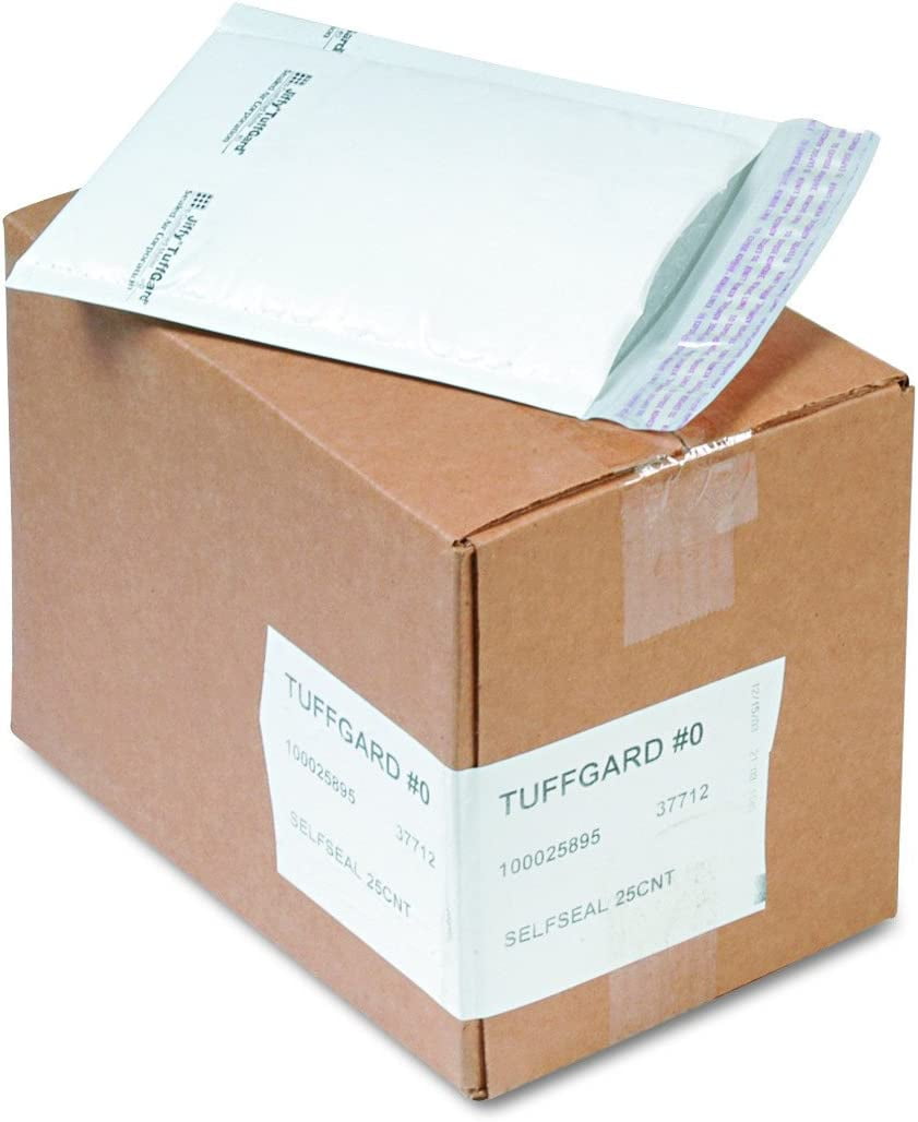 TuffGard Mailers, Cushioned, 6 x 10 Inches, 25 per Count, White ...