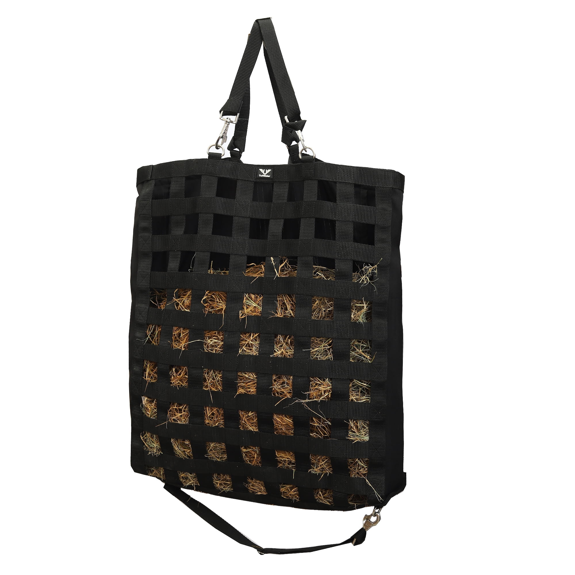 TuffRider 1 3/4" Supreme Nylon Web Front Slow Feeder Horse Hay Bag with ...