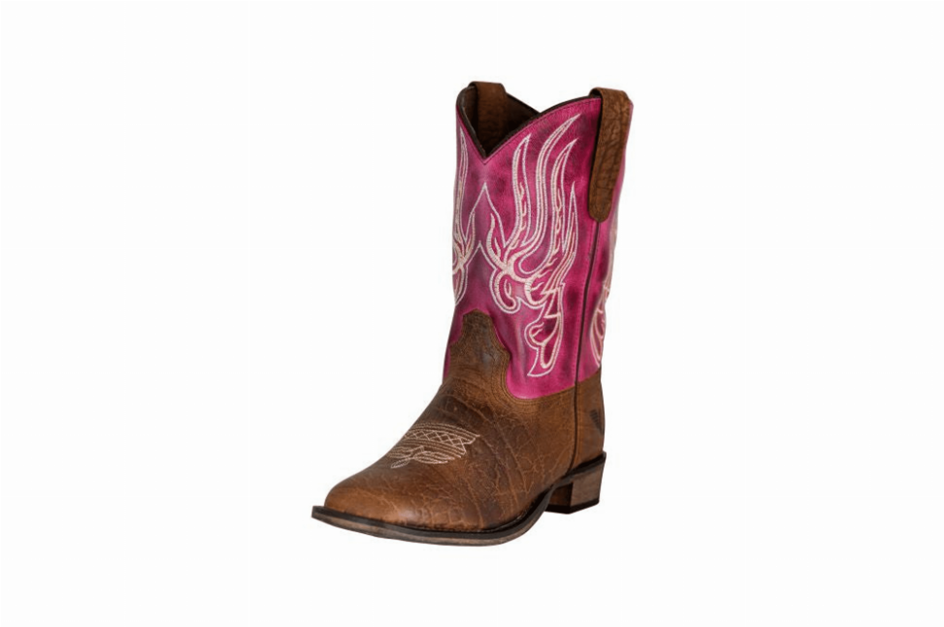 TuffRider Children's Arches Square Toe Western Boot[ 13 Brown ...