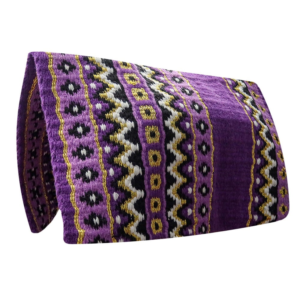 TuffRider Cody Western Show Blanket- Purple/Black- 34 x 40 - Walmart.com